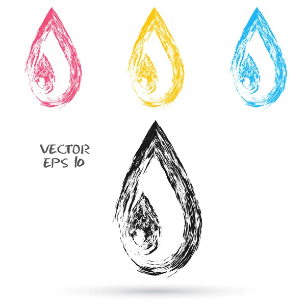 Vector sketch style of drop icons. Stock Vector Image by ©ikatod #61541869