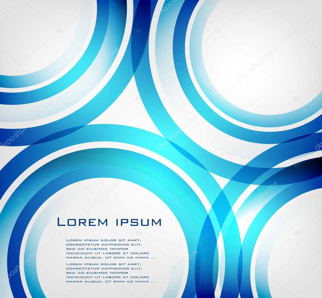 Vector abstract circle blue. curve Stock Vector by ©ikatod 62329097