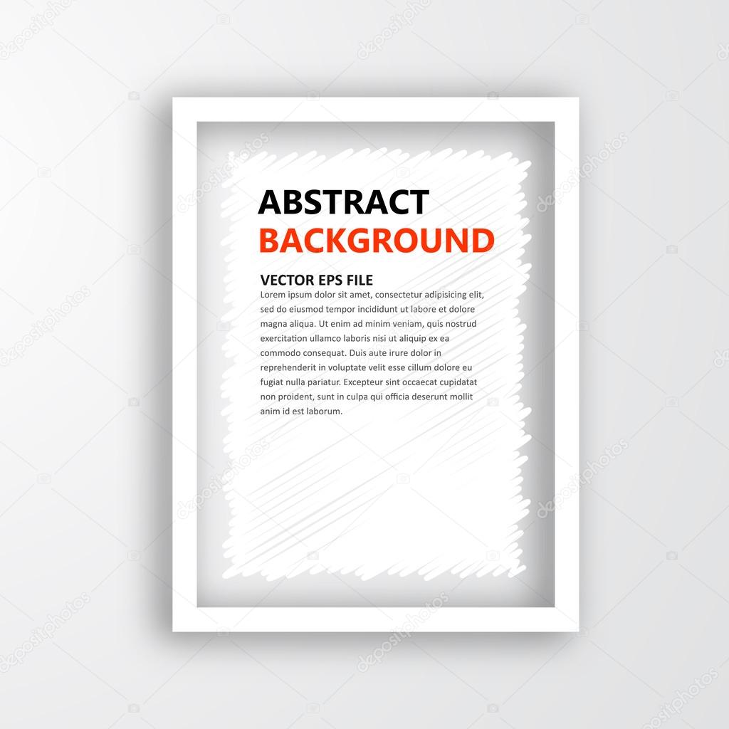 Vector 3D frame. Design for image Stock Vector Image by ©ikatod #62343369