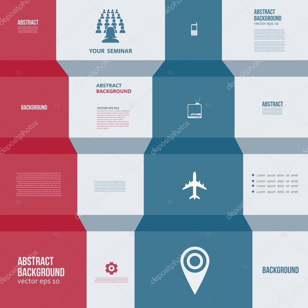 Vector infographics. Abstract background card Stock Vector Image by ...