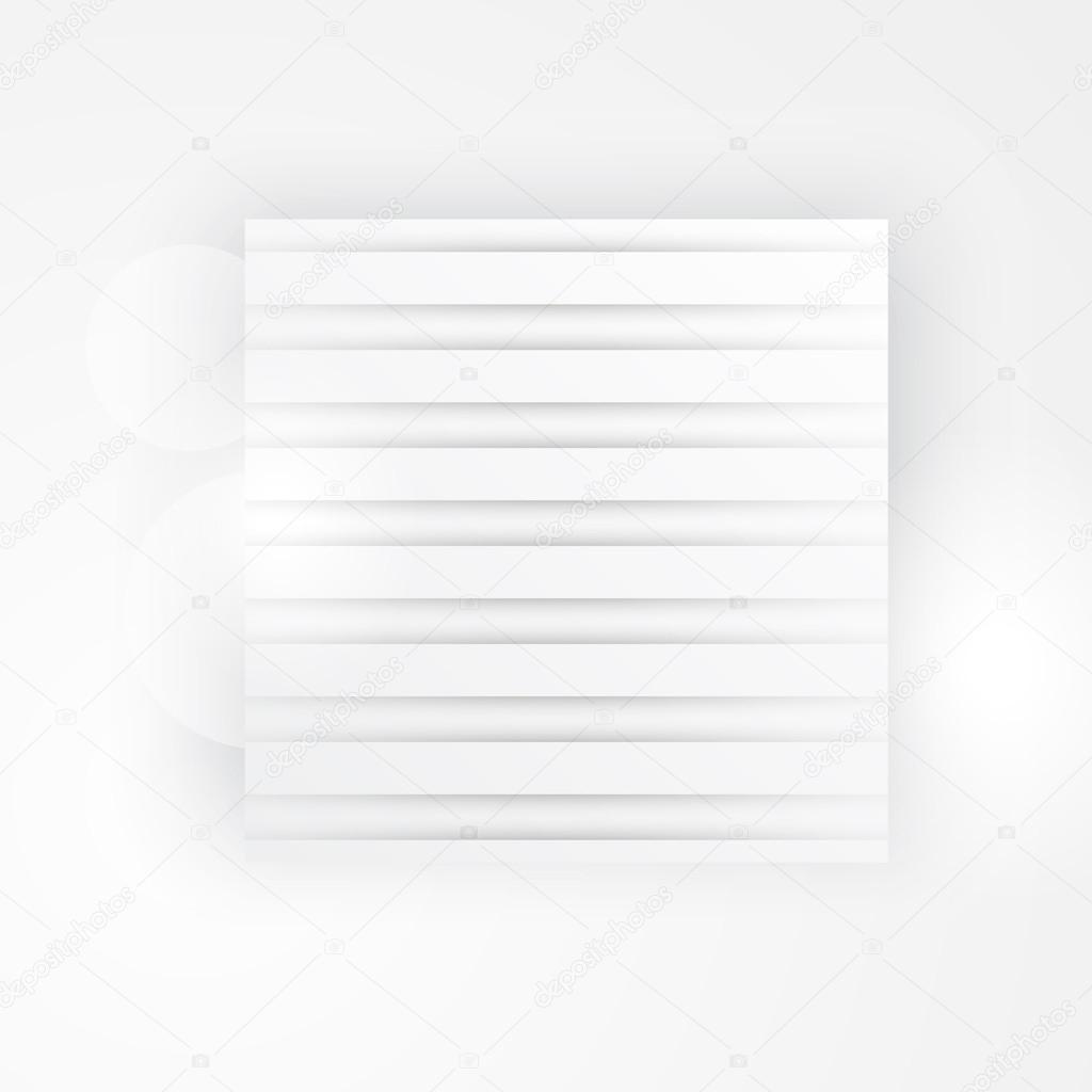 Vector paper template banner. White note Stock Vector Image by ©ikatod ...