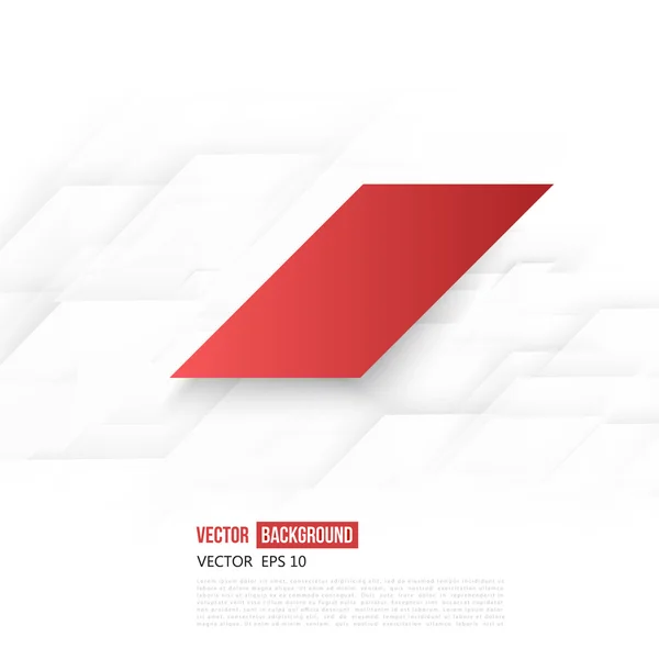 Vector Abstract geometric shape from red — Stock Vector © ikatod #74390195