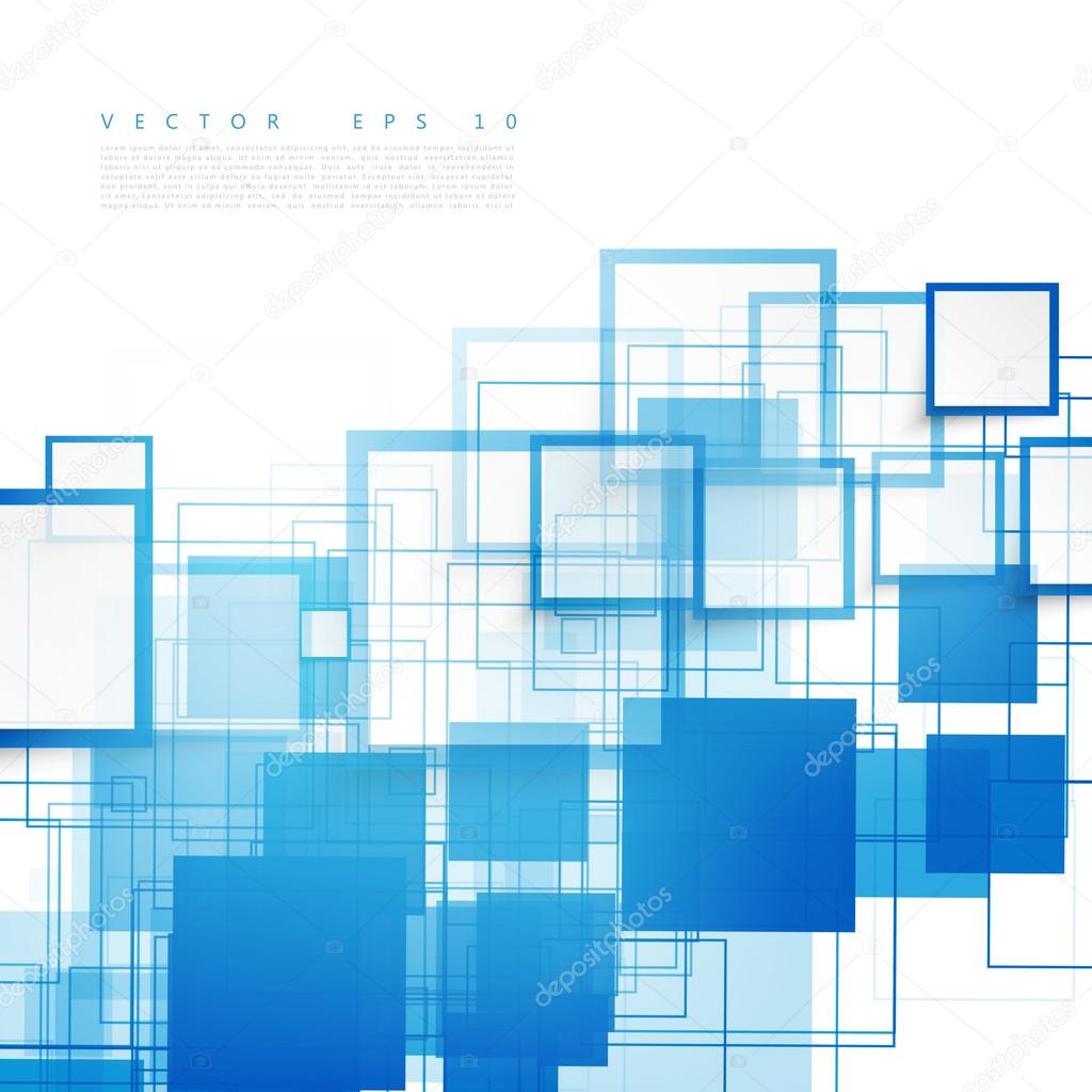 Vector blue squares. Abstract background. Stock Vector Image by ©ikatod ...