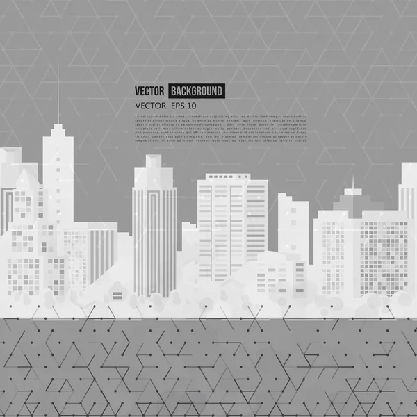 Vector Seamless modern city. — Stock Vector © ikatod #72619841