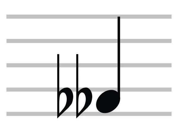Black Flat Isolated Musical Symbol Clef Alto Clef Tenor Clef Stock ...