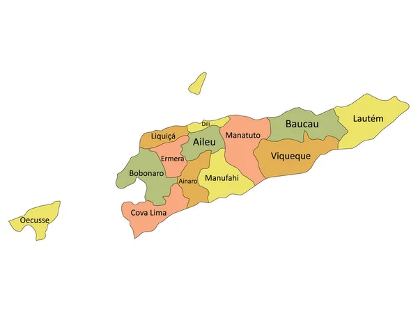 Mapa de timor leste imágenes de stock de arte vectorial | Depositphotos