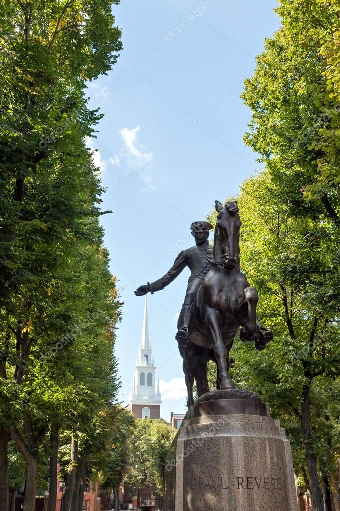 Paul Revere Statue Location