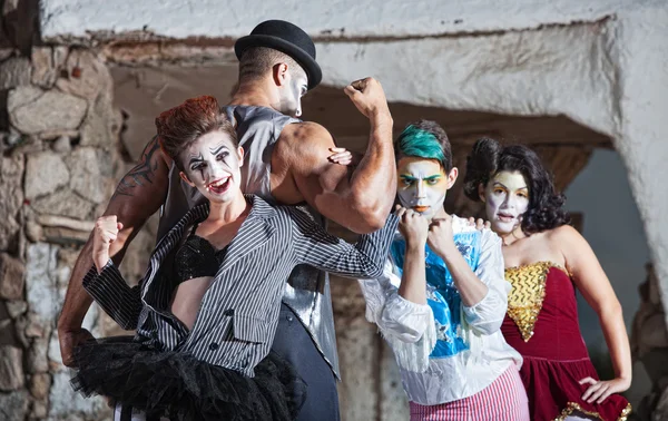 Circus Comedy ensemble - Stock Image - Everypixel