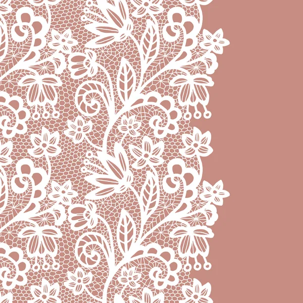 Seamless lace border. Invitation card. — Stock Vector © comotom0 #113760214