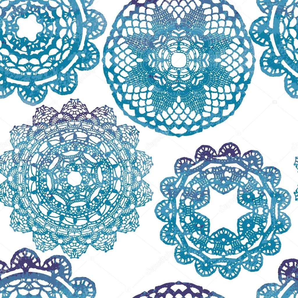 Elegant doily on lace gentle background. Stock Vector by ©comotom0 55043387