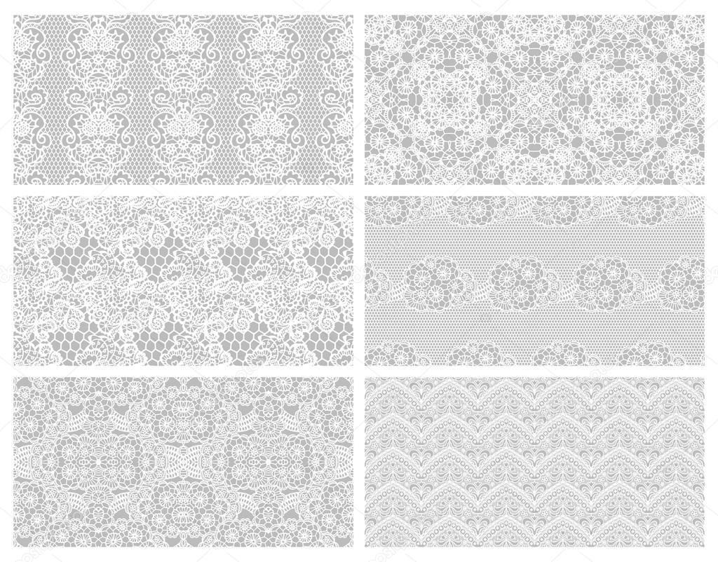 Set of lacy patterns. Stock Vector by ©comotom0 93202120