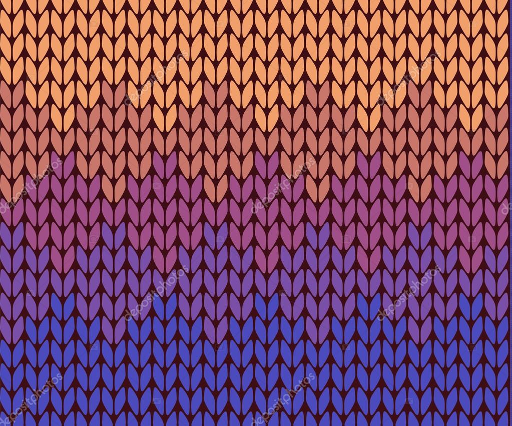Seamless gradient knitting pattern — Free Stock Vector © WitchEra ...