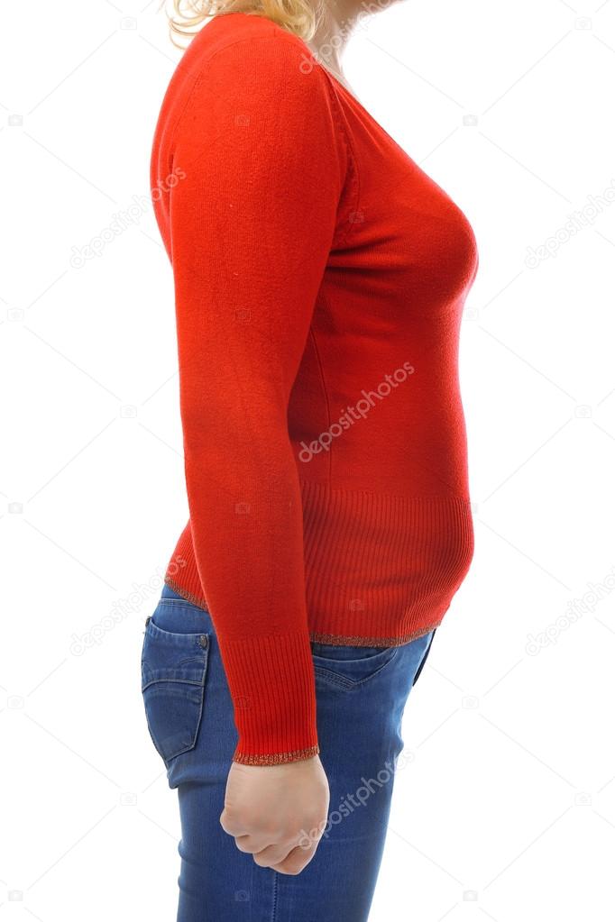 Chubby woman's body Stock Photo by ©belchonock 100496806