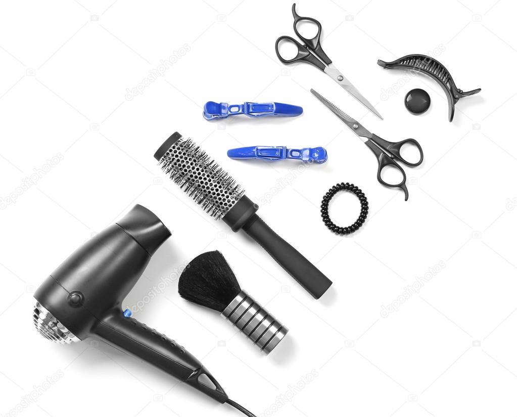 Barber set with tools Stock Photo by ©belchonock 106726328