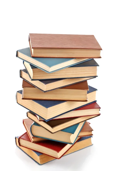 Stack of books isolated on white Stock Photo by ©belchonock 9056658