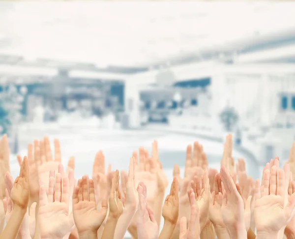 Crowd raising hand Stock Photos, Royalty Free Crowd raising hand Images ...