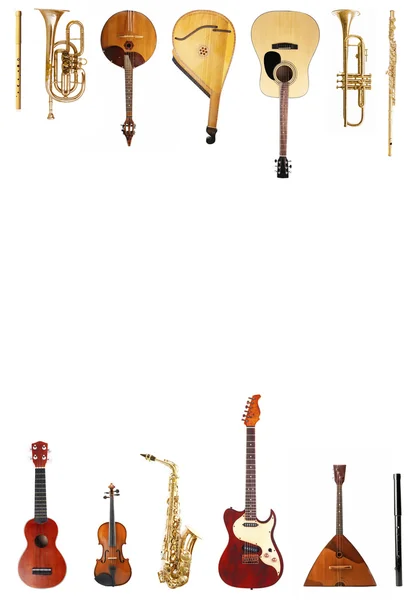 Collage of musical instruments Stock Photo by ©belchonock 109754080