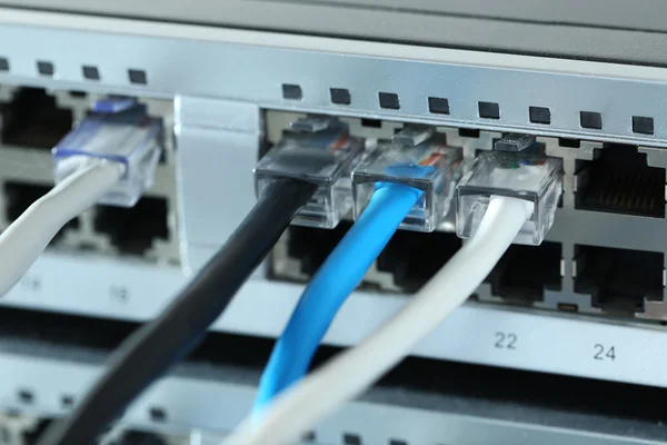 Communication and internet network server room — Stock Photo © firefox ...