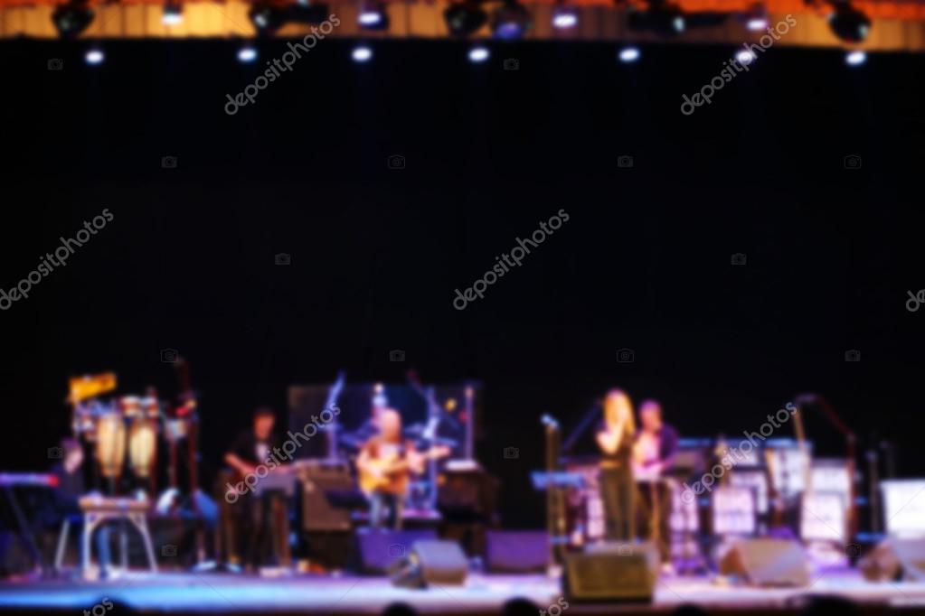 Evening Concert at stage — Stock Photo © belchonock #113528702