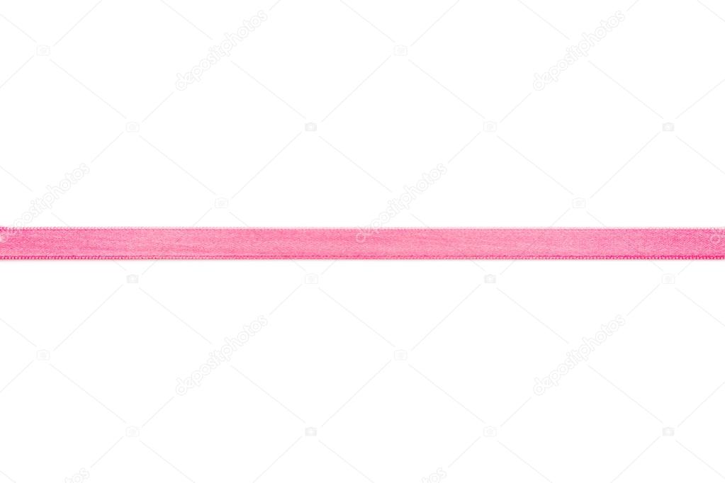Pink ribbon on white — Stock Photo © belchonock #113534204