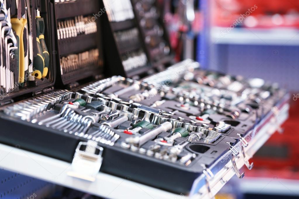 Set of tools, closeup Stock Photo by ©belchonock 119231018