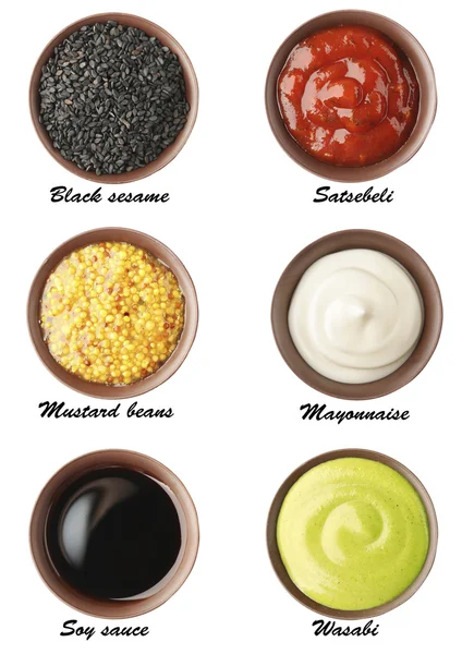 Set of different sauces Stock Photo by ©belchonock 119854780