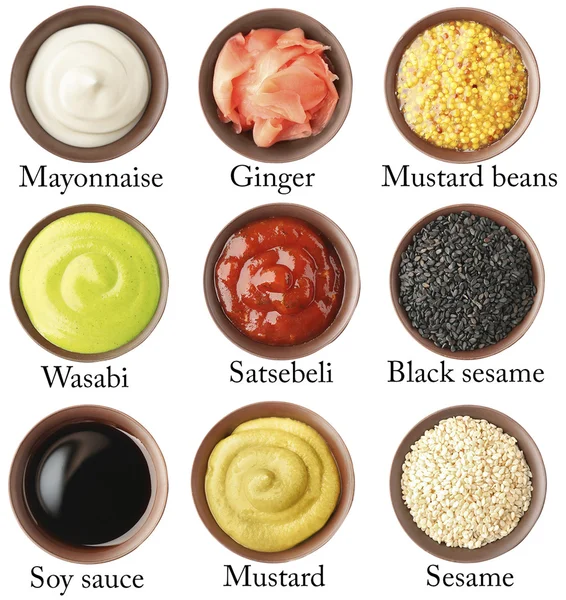 Set of different sauces Stock Photo by ©belchonock 119854780