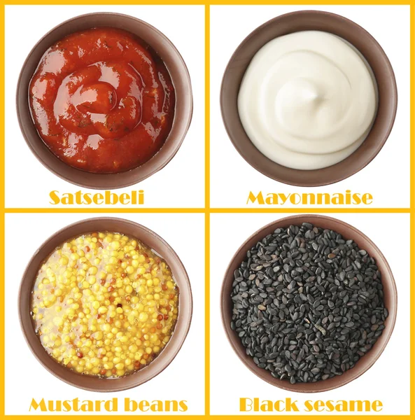 Set of different sauces Stock Photo by ©belchonock 119854764