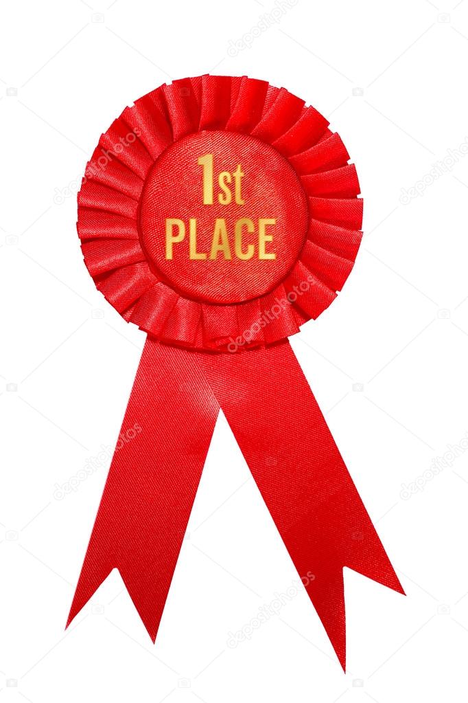Red 1st Place Ribbon