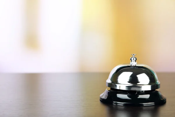 Reception bell on desk - Stock Image - Everypixel