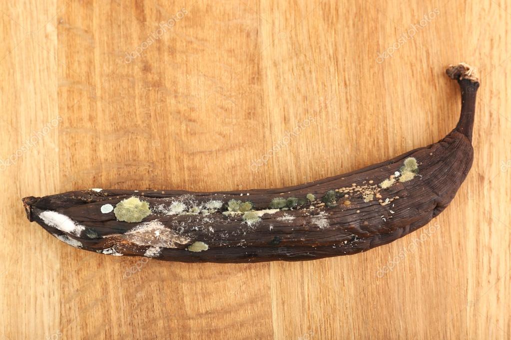 Rotten banana isolated on white Stock Photo by ©belchonock 54042373