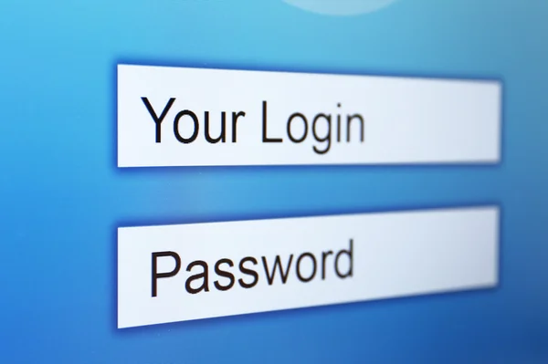Password on monitor screen - Stock Image - Everypixel