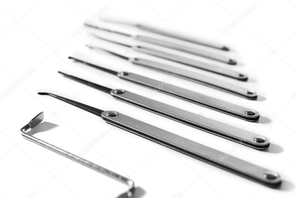 Set of lock picks — Stock Photo © belchonock #57585507