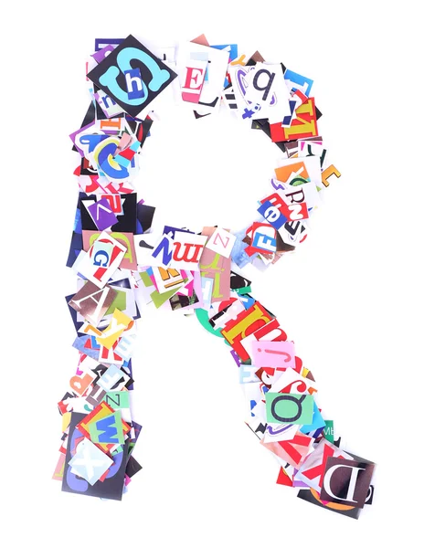 Collage made of newspaper clipping, ABC — Stock Photo © natalt #24964423