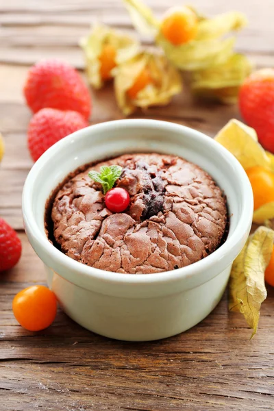 Hot chocolate pudding Stock Photo by ©belchonock 60898929