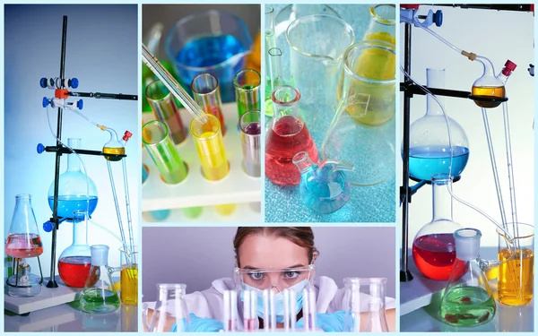 Chemistry concept. Lab Collage Stock Photo by ©belchonock 60961561