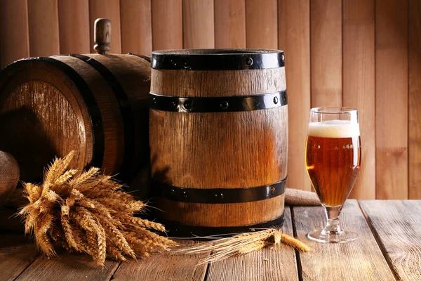 Beer barrel and glasses — Stock Photo © sarah5 #4170173
