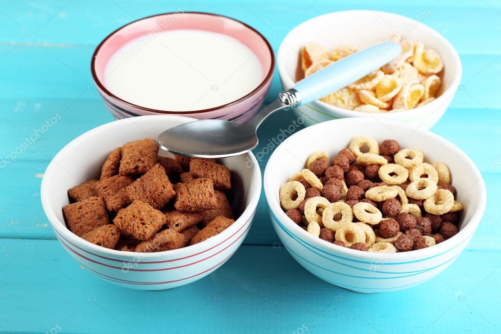 Various sweet cereals Stock Photo by ©belchonock 61092181
