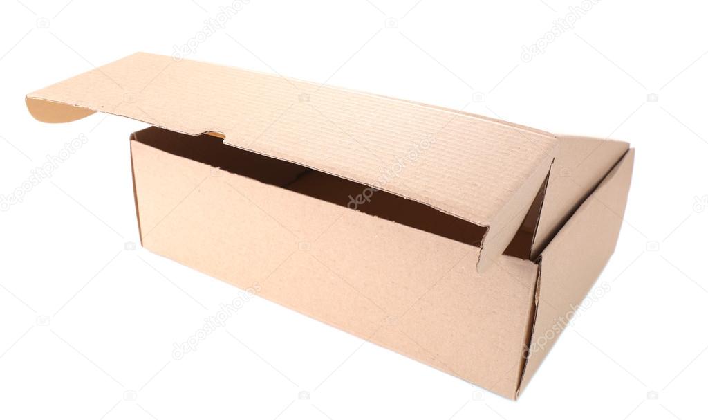 Brown cardboard box — Stock Photo © belchonock #61096027