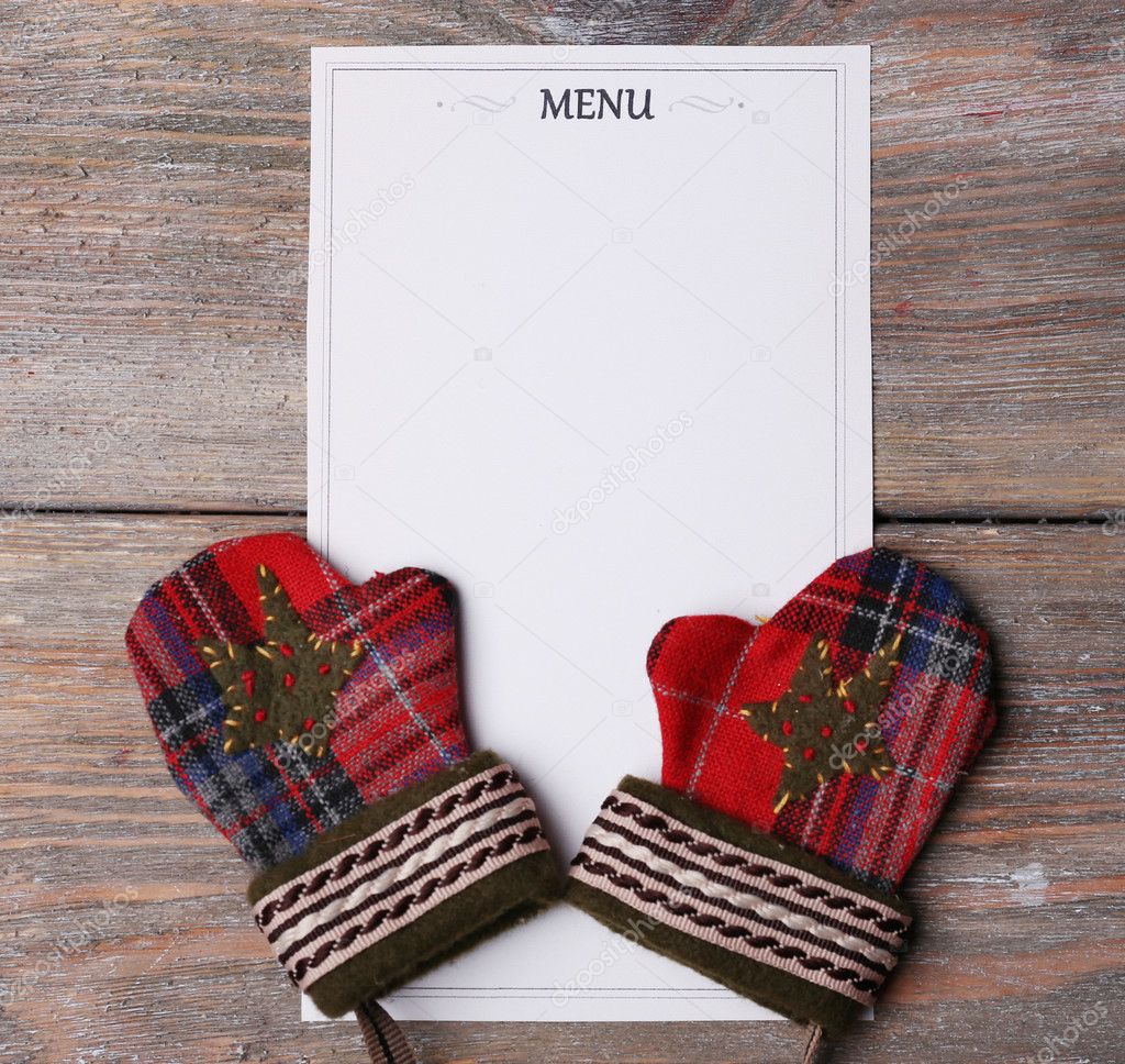 Menu sheet of paper Stock Photo by ©belchonock 63531637