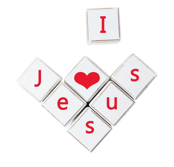 I LOVE JESUS sign Stock Photo by ©belchonock 80825408