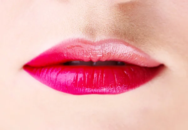 Beautiful female lips, close up — Stock Photo © belchonock #47853005
