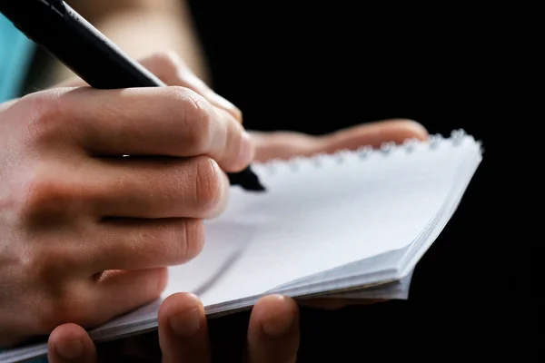 Sportsman signing autograph — Stock Photo © belchonock #65019567