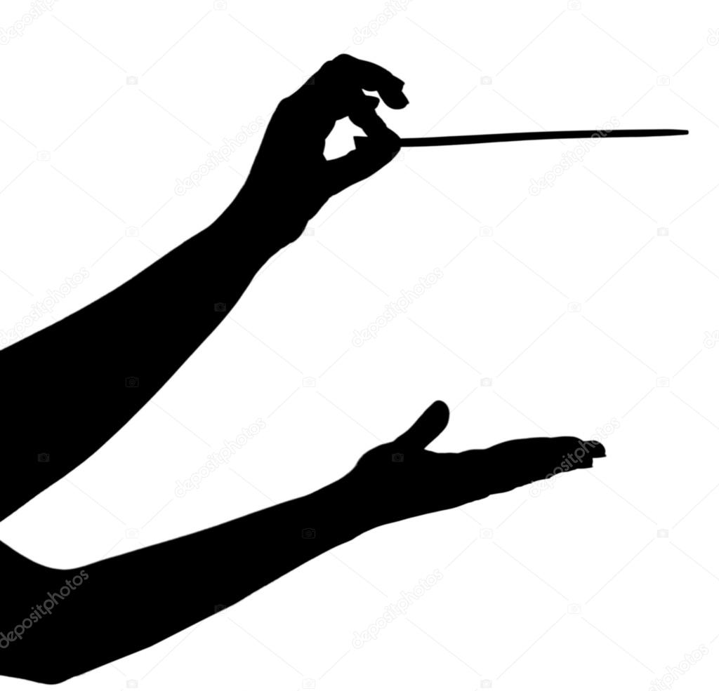 Female Conductor Silhouette