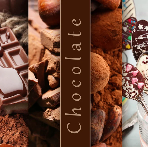 Collage de chocolate Stock Photos, Royalty Free Collage de chocolate ...