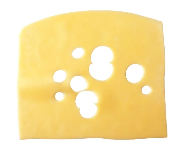 Plasterek żółtego sera — Zdjęcie stockowe © belchonock #113536832
