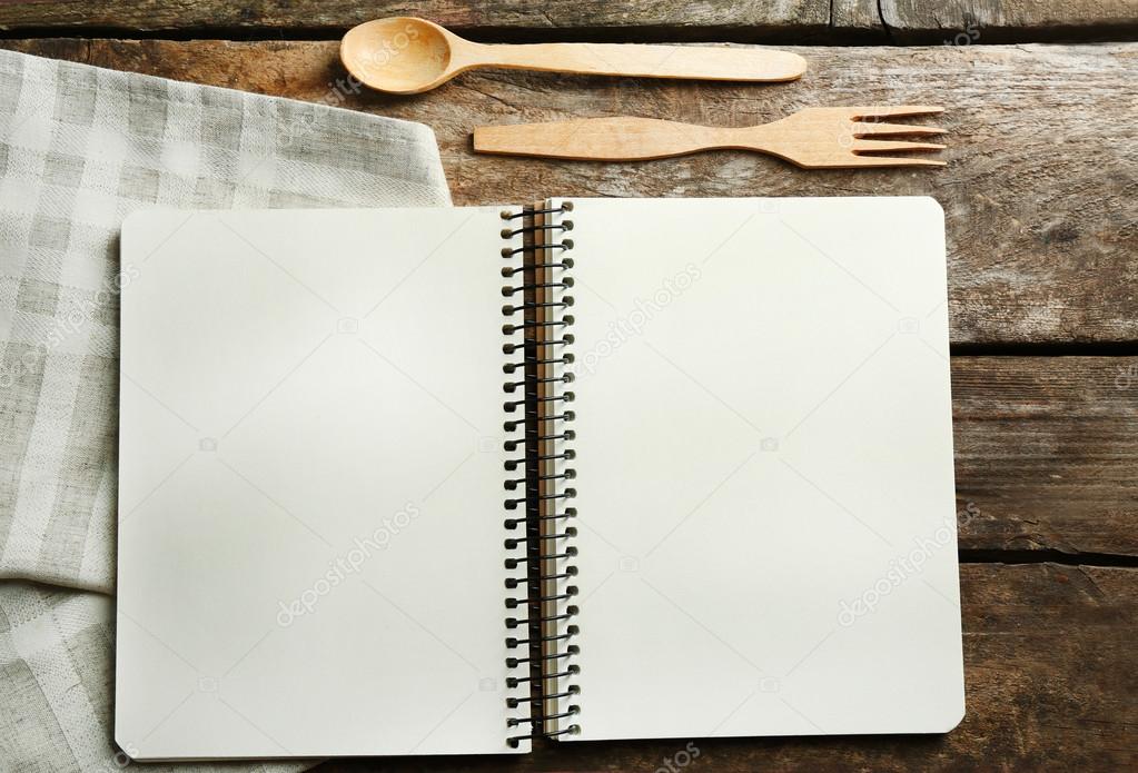 Open recipe book Stock Photo by ©belchonock 77030229