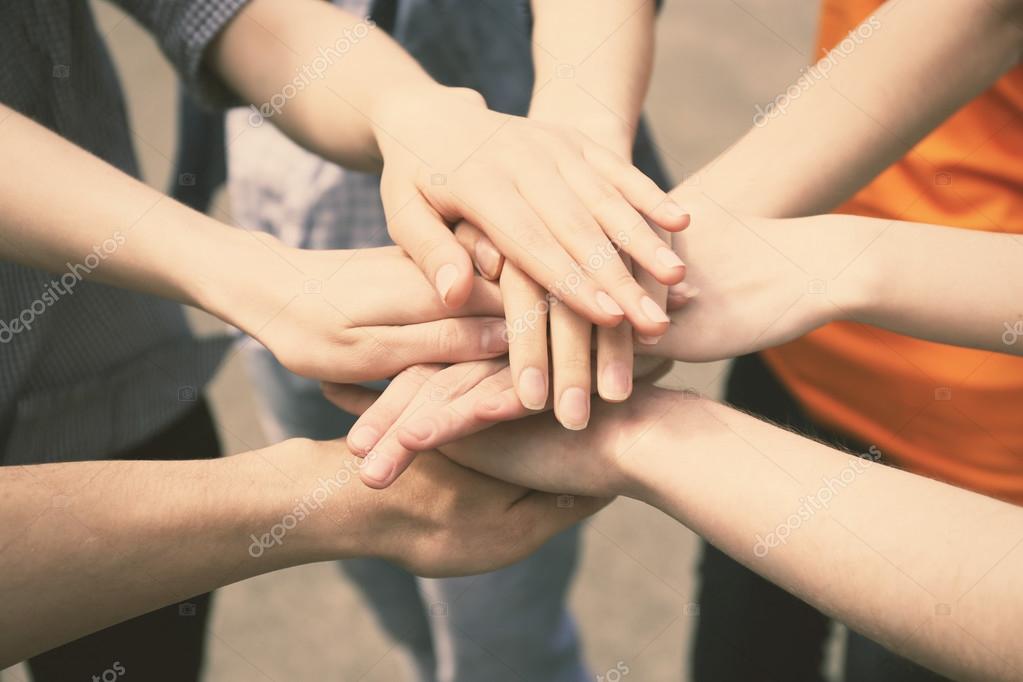 Spojené ruce detail — Stock Fotografie © belchonock #78257806