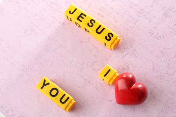 I LOVE JESUS sign Stock Photo by ©belchonock 80825408