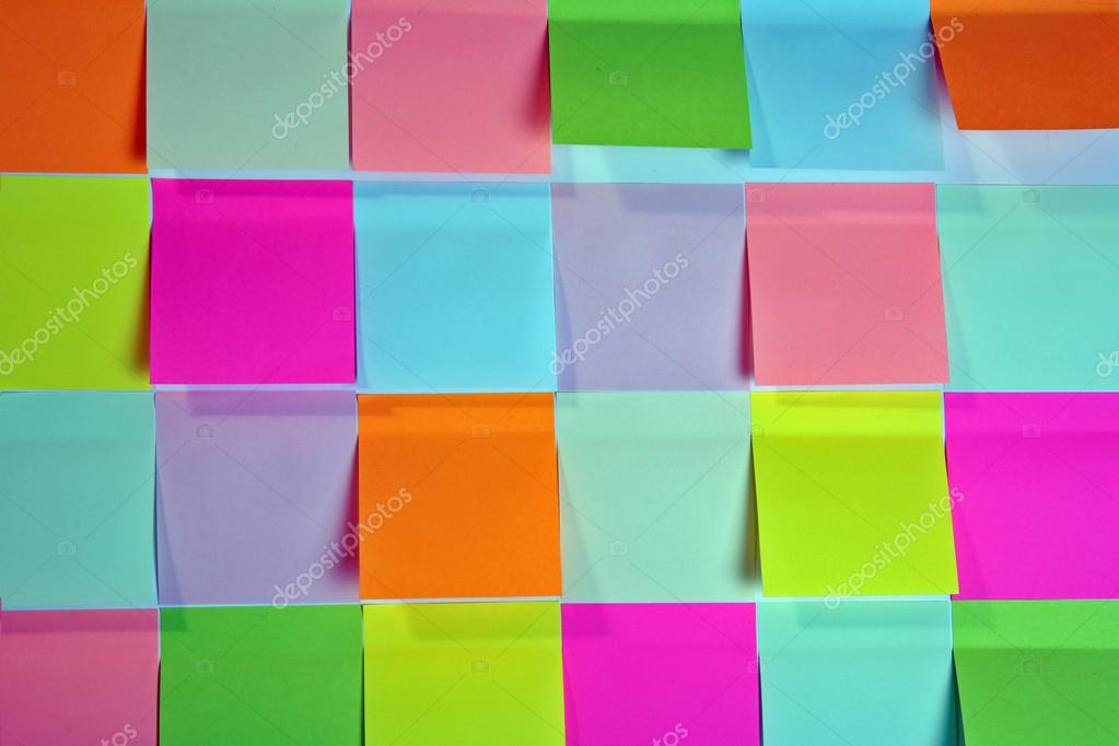 Colorful paper notes Stock Photo by ©belchonock 79812386